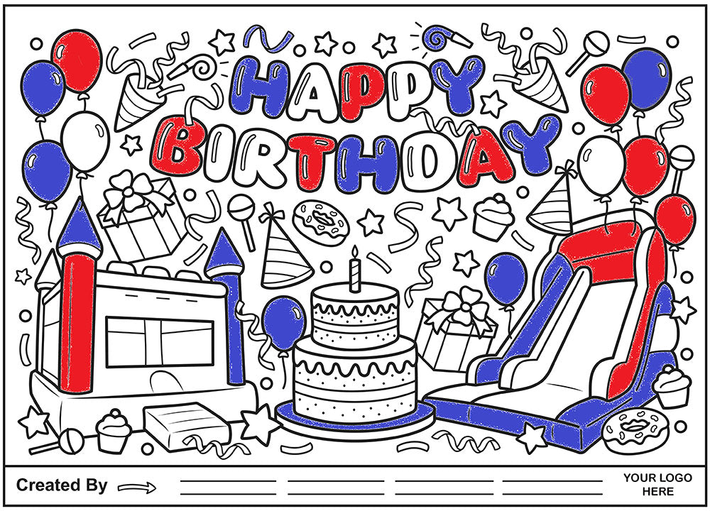 birthday mandala coloring pages