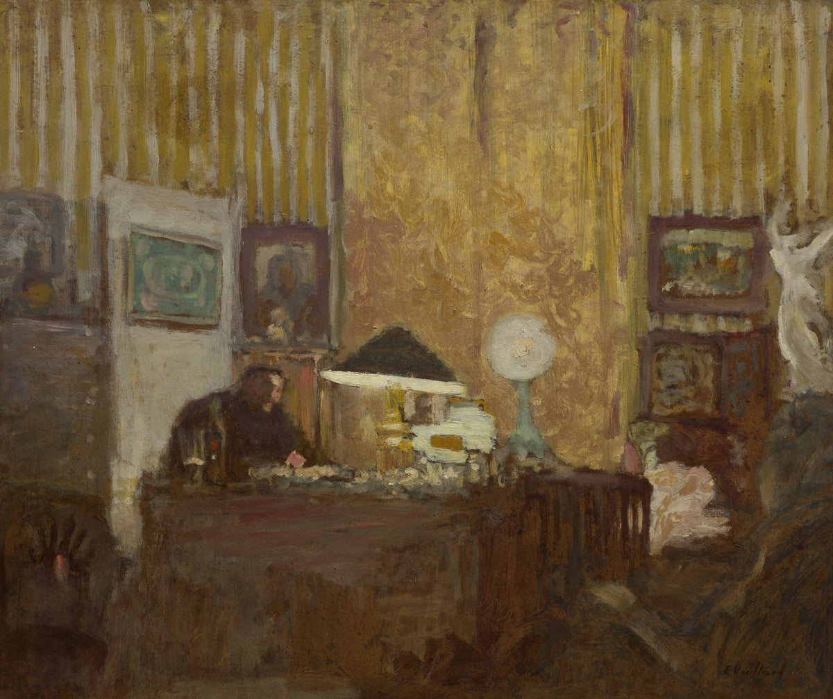 Jean-Édouard Vuillard - Thadee Natanson at his Desk Canvas & Poster ...