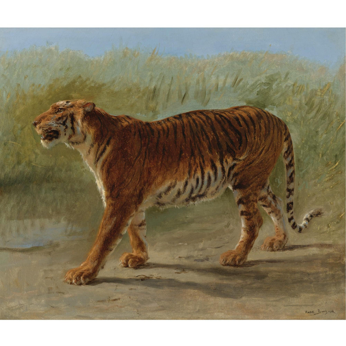 Rosa Bonheur - Royal Tiger Marching Canvas & Poster Wall Art | Get ...